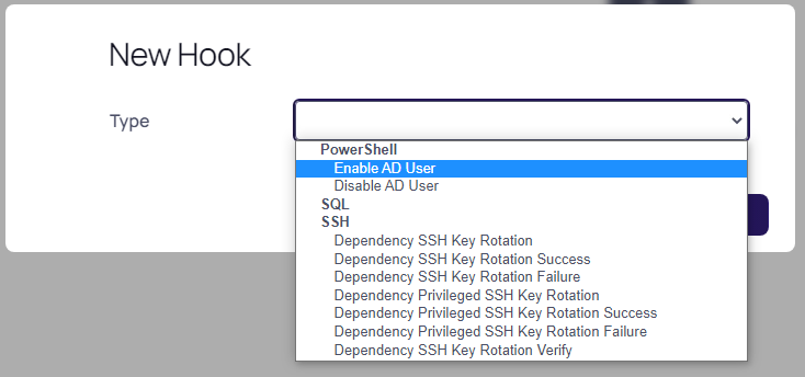 Hooks in secrets - Secret Server Advanced