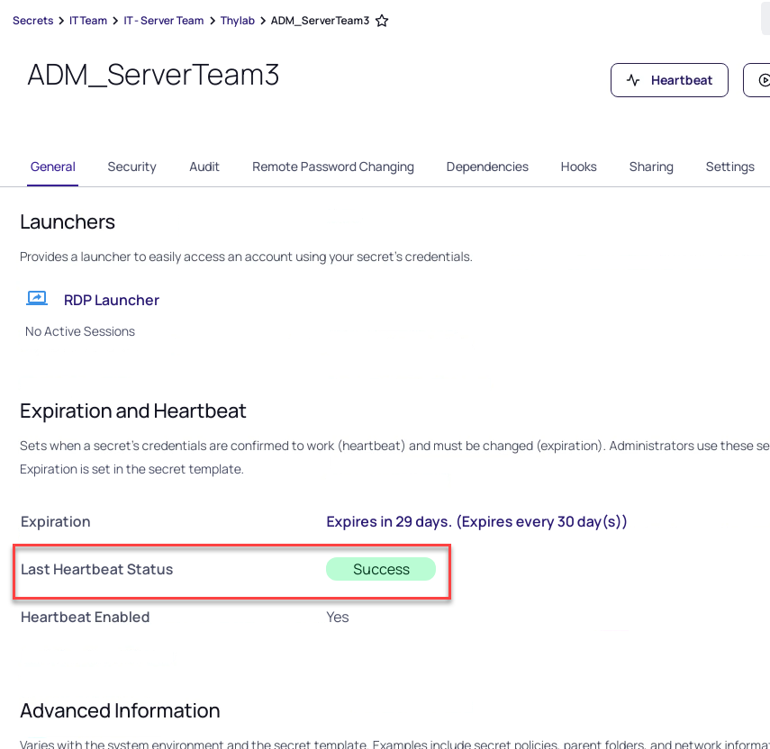 Hooks in secrets - Secret Server Advanced