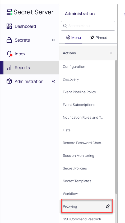SSH Jumpbox - Secret Server