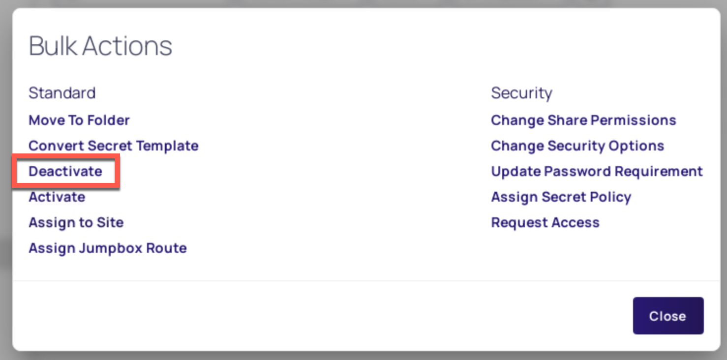Secret Templates - Secret Server